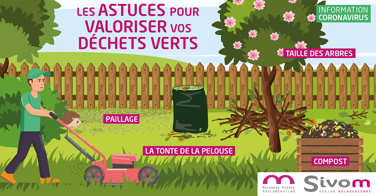 Astuces pour valoriser vos déchets verts en période de confinement - SIVOM Astuces pour valoriser vos déchets verts en période de confinement - SIVOM